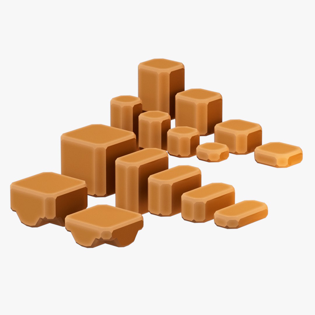 3D Cartoon Rock Platforms Model - TurboSquid 2192408