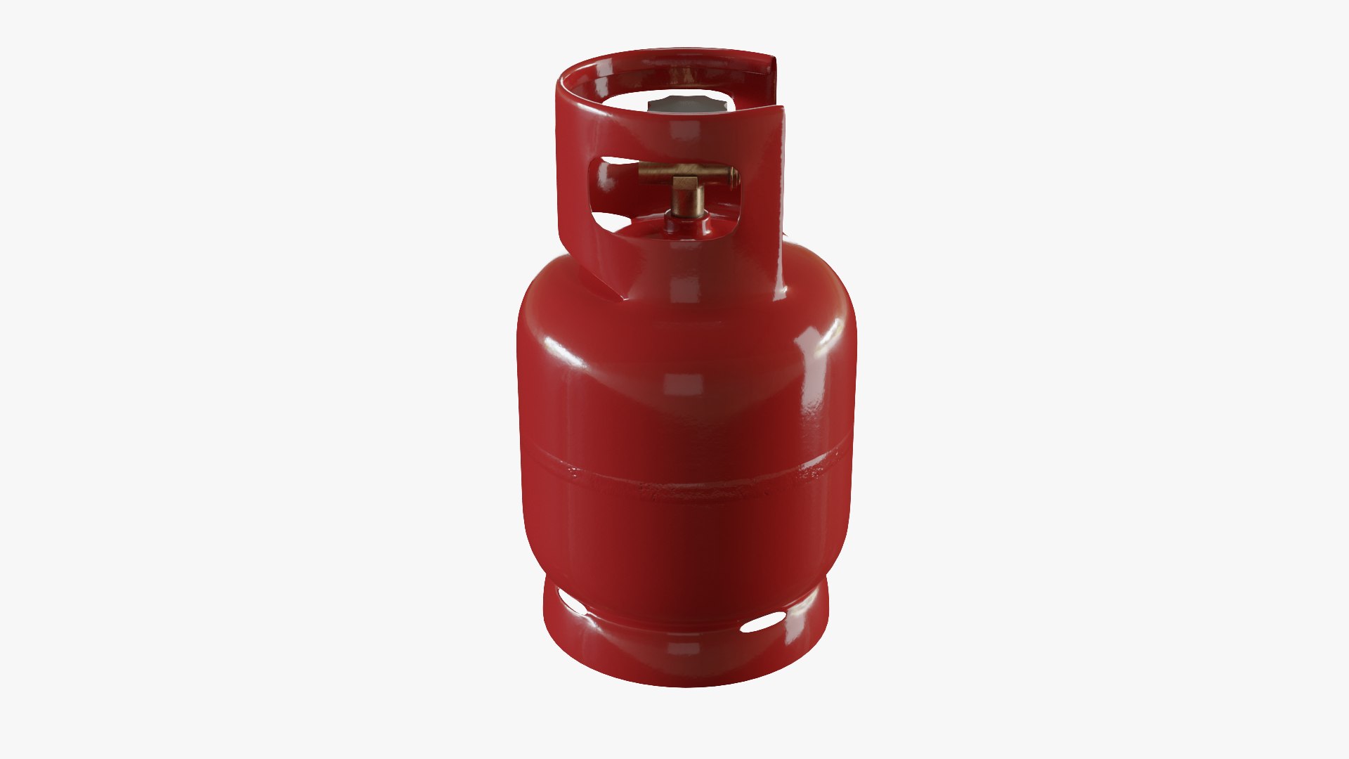 Gas Cylinder Red 3D - TurboSquid 1760592