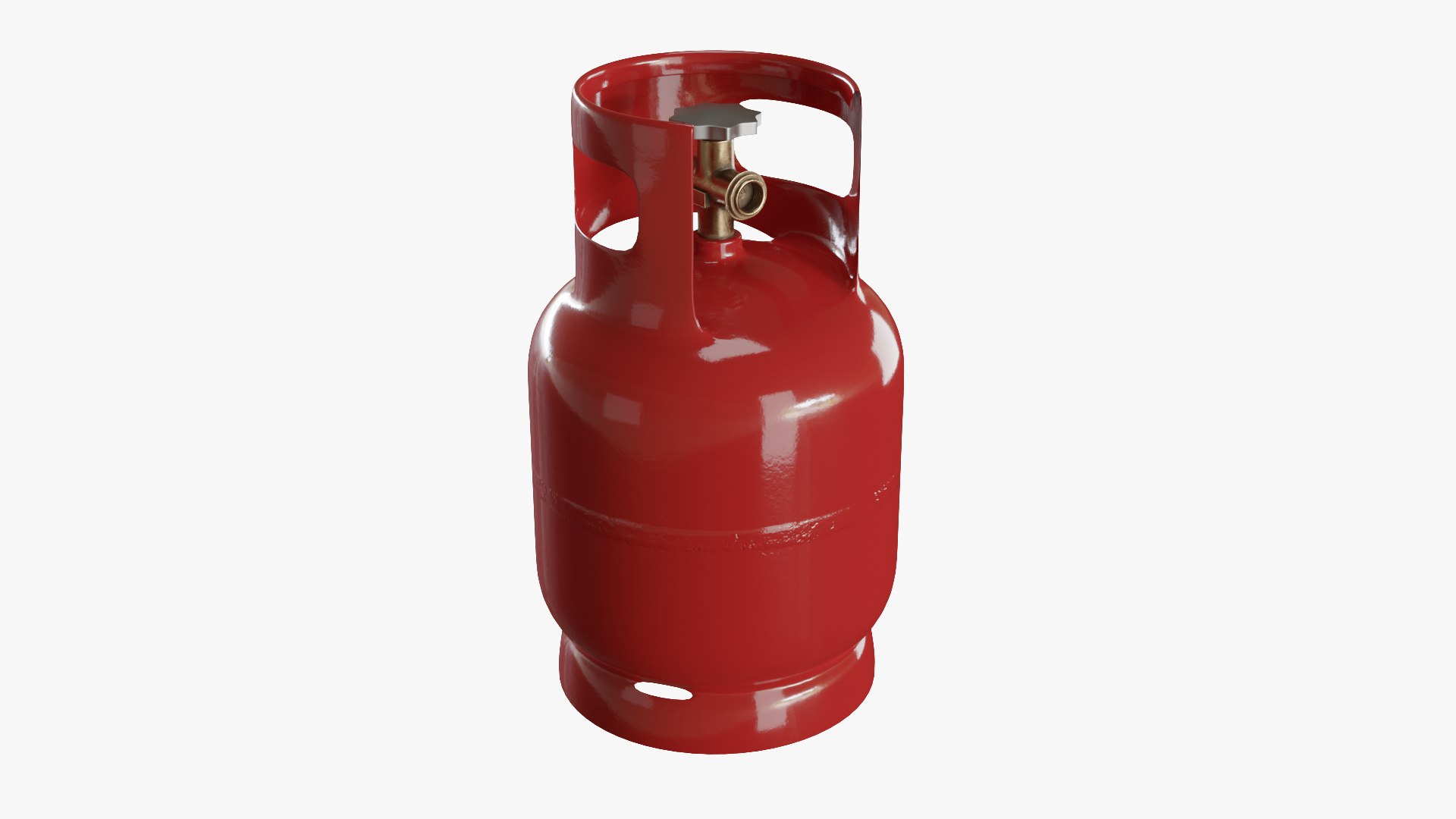 Gas Cylinder Red 3D - TurboSquid 1760592