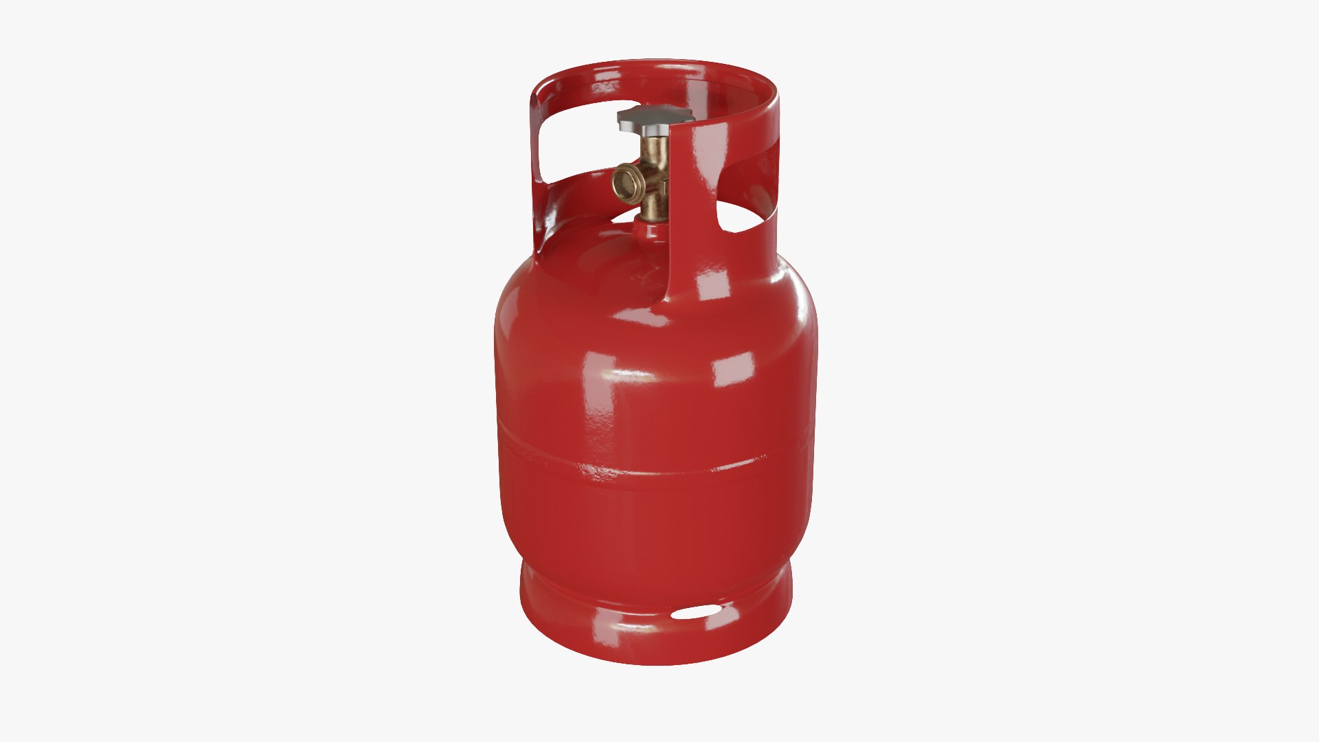 Gas Cylinder Red 3D - TurboSquid 1760592