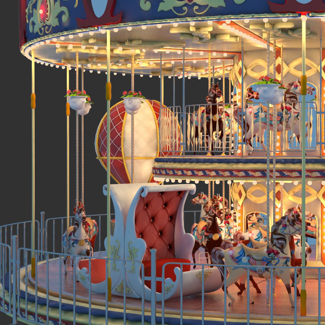 3d carousel carrousel