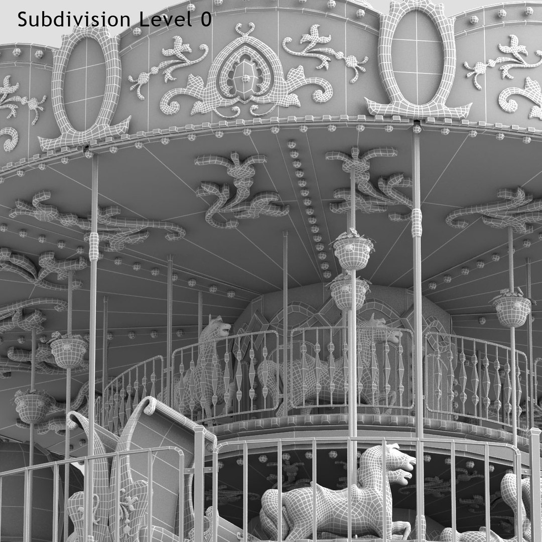 3d carousel carrousel