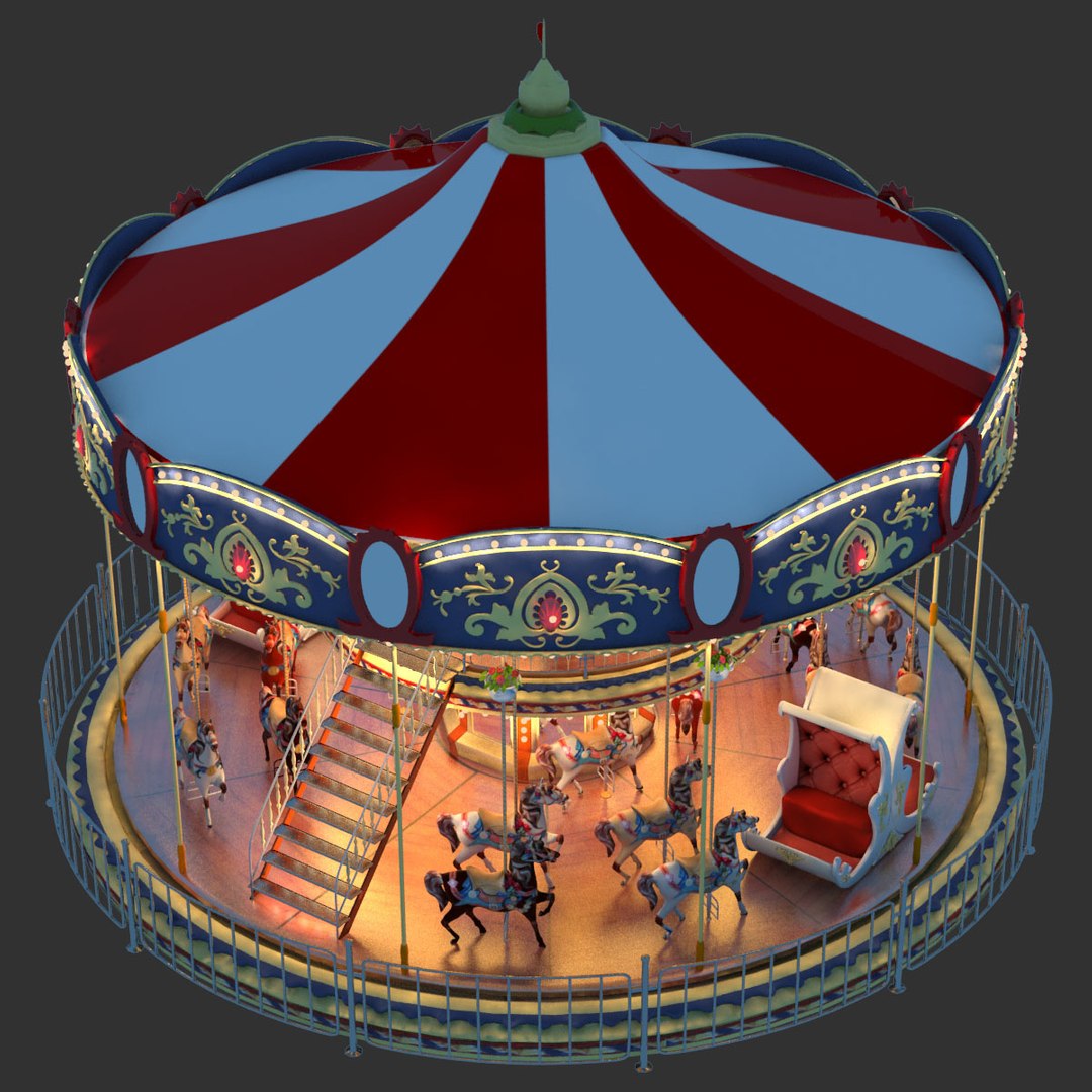 3d carousel carrousel