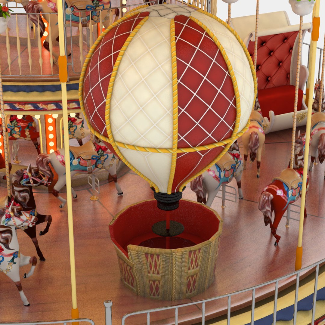 3d carousel carrousel