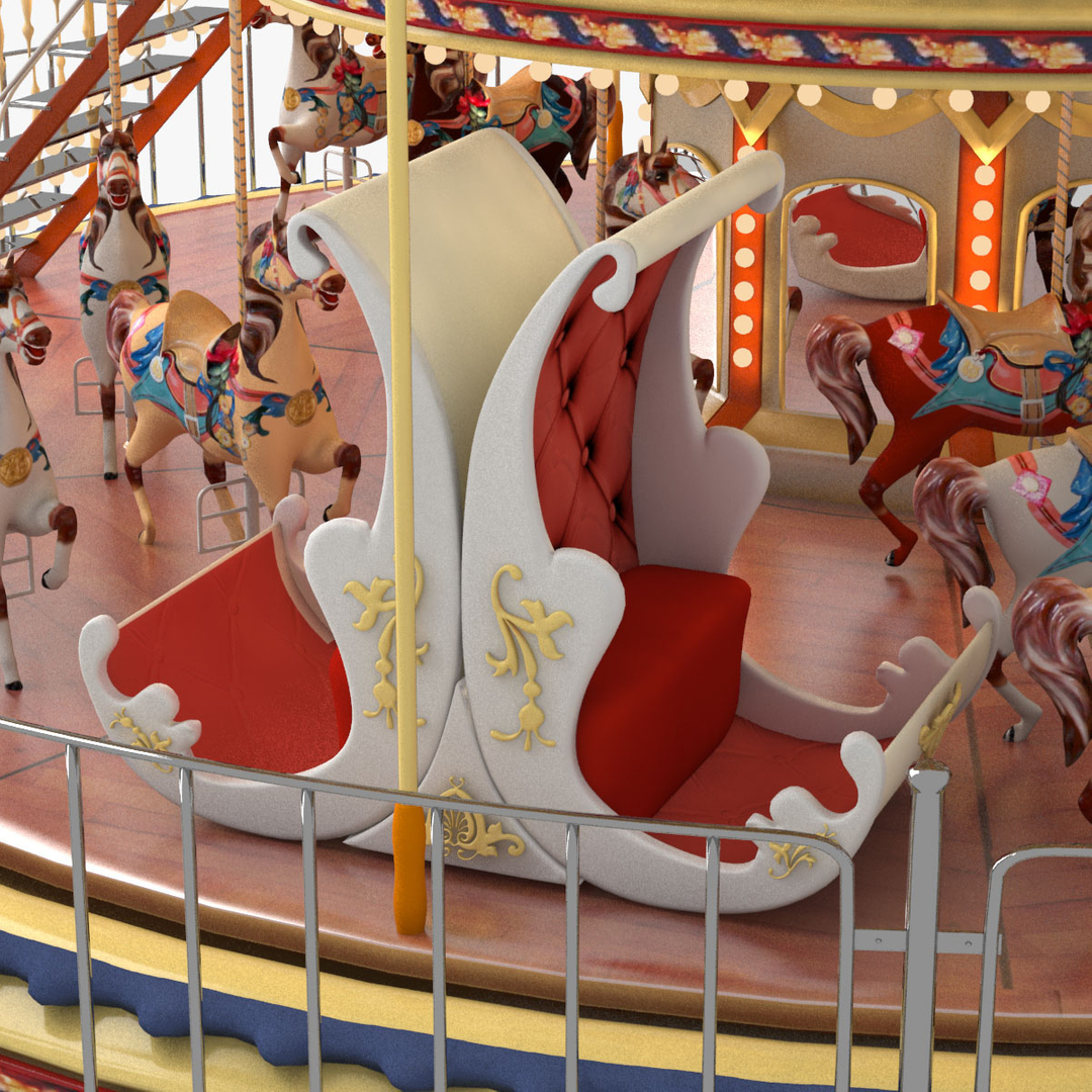 3d carousel carrousel
