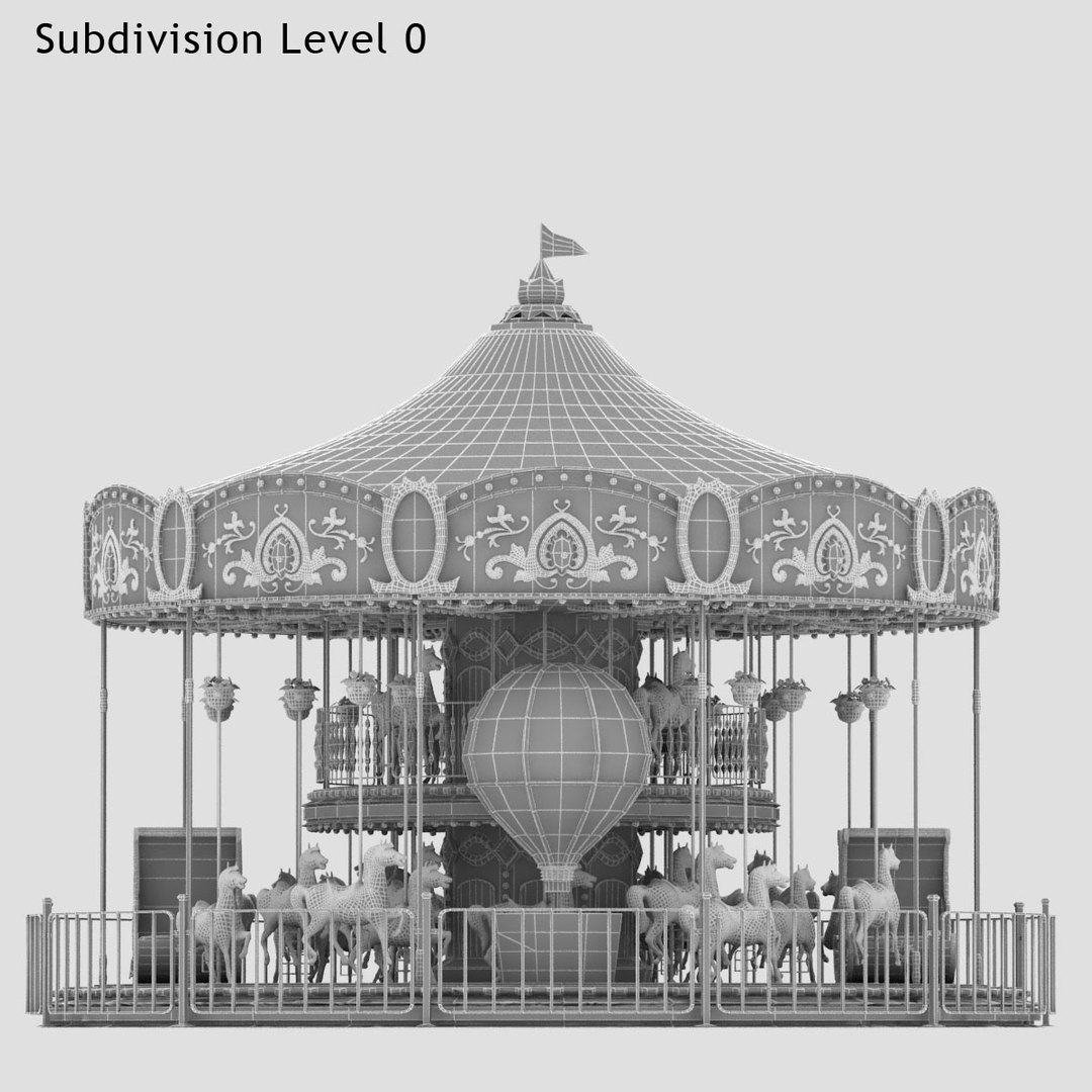 3d carousel carrousel