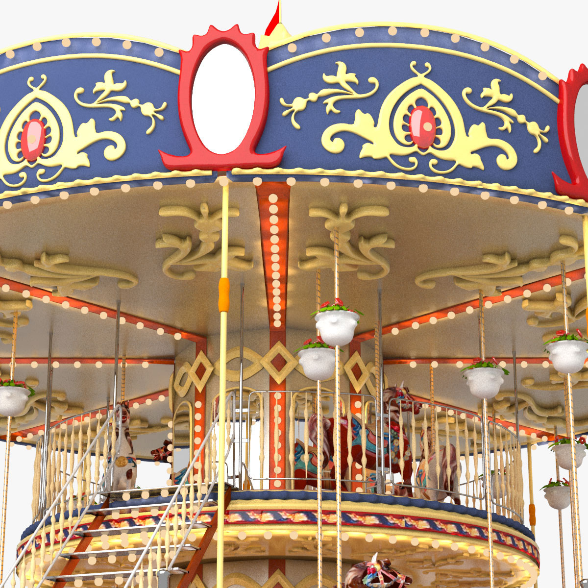 3d carousel carrousel
