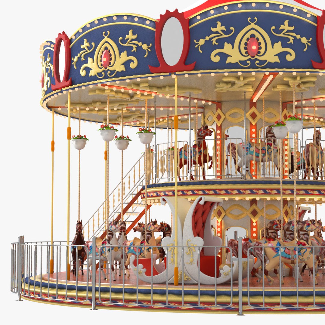3d carousel carrousel