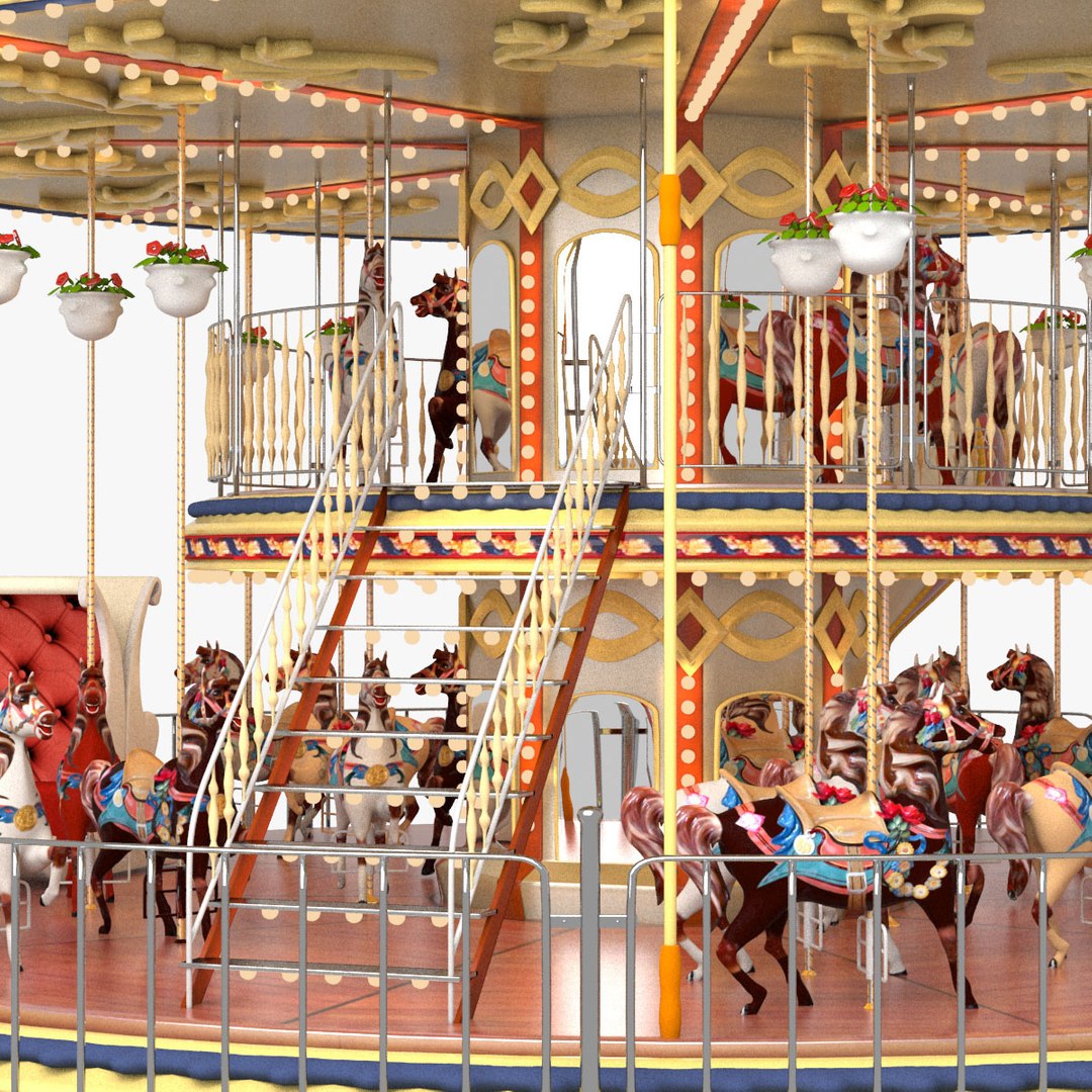 3d carousel carrousel