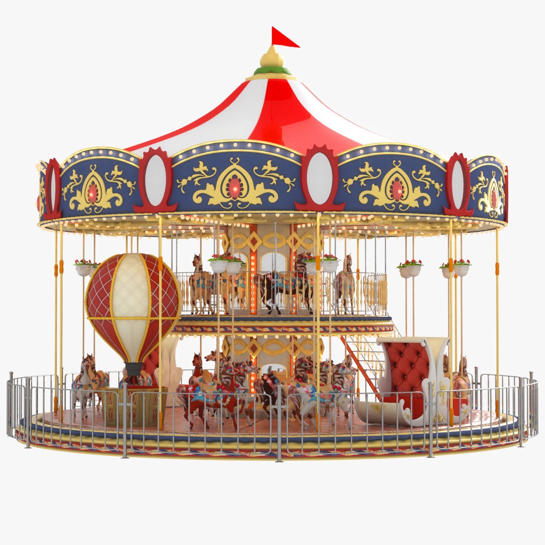 3d carousel carrousel