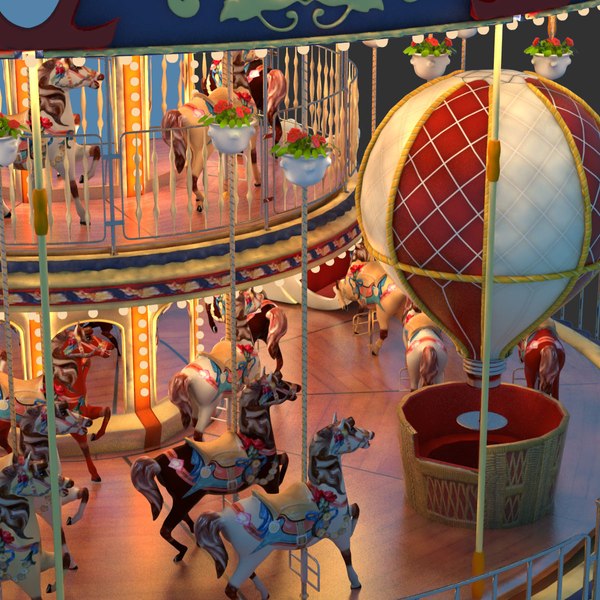 3d carousel carrousel