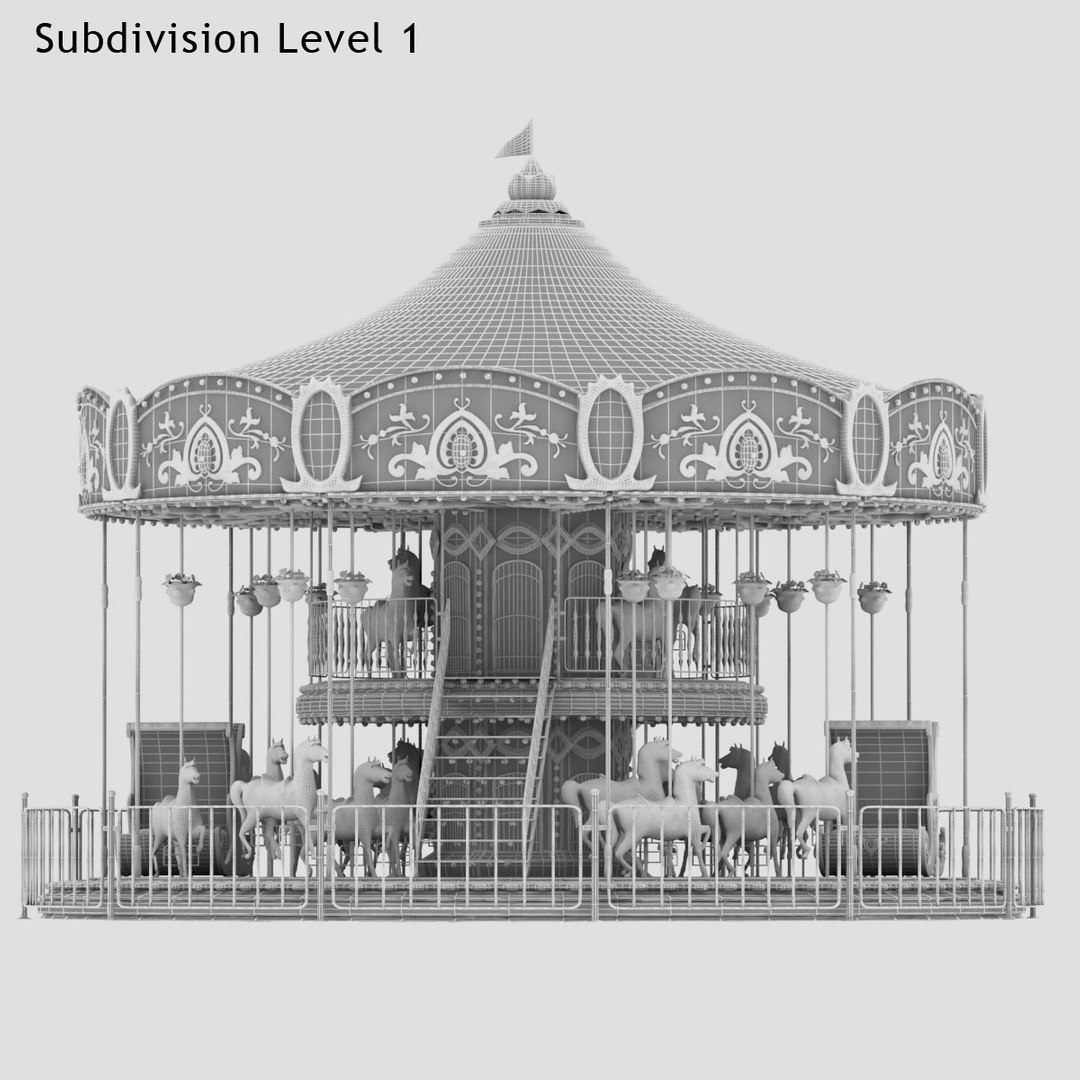 3d carousel carrousel