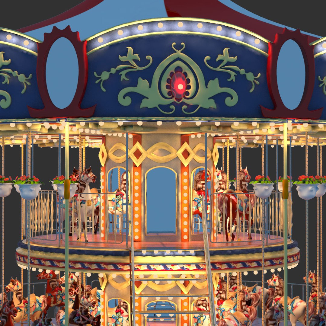 3d carousel carrousel