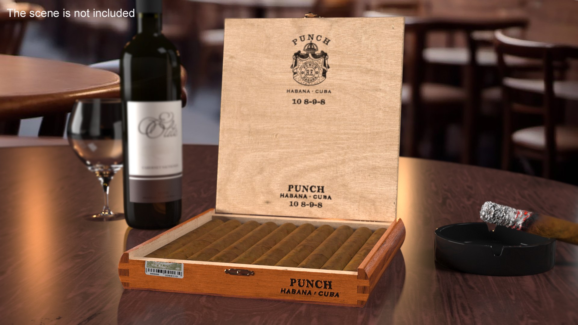 3D Model Cuban Cigars Box Open - TurboSquid 2273079