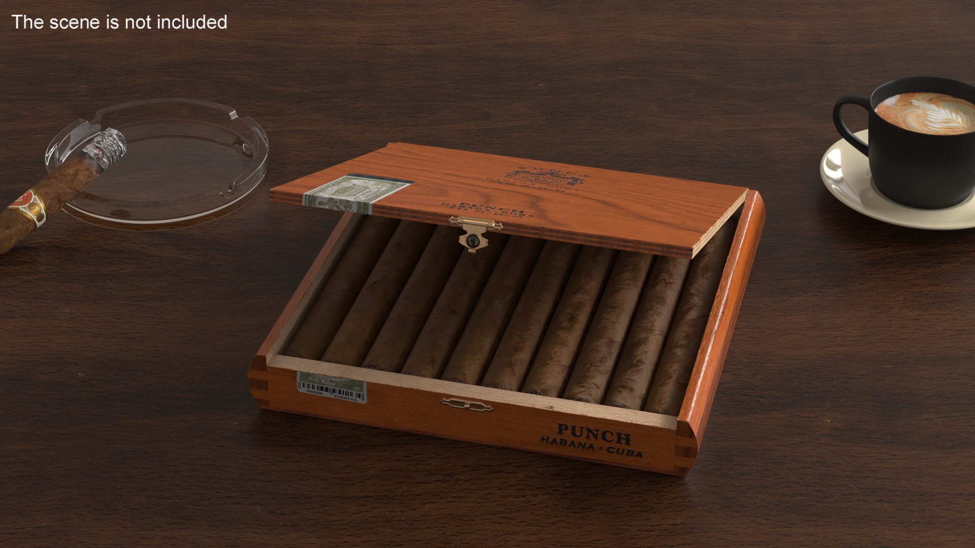 3D Model Cuban Cigars Box Open - TurboSquid 2273079