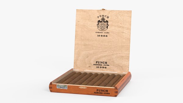 modelo 3d Caja de puros cubanos abierta - TurboSquid 2273079