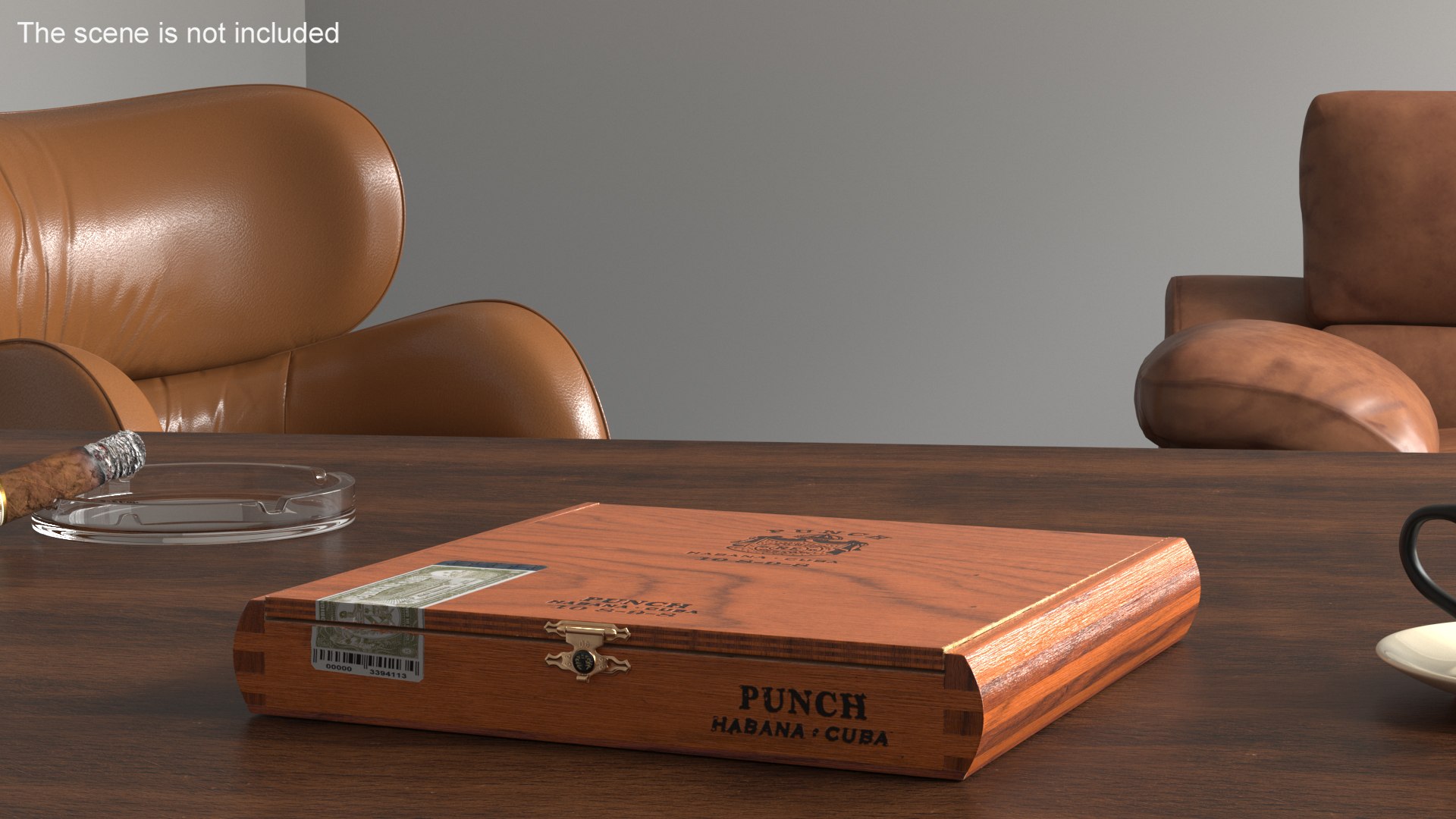 3D Model Cuban Cigars Box Open - TurboSquid 2273079