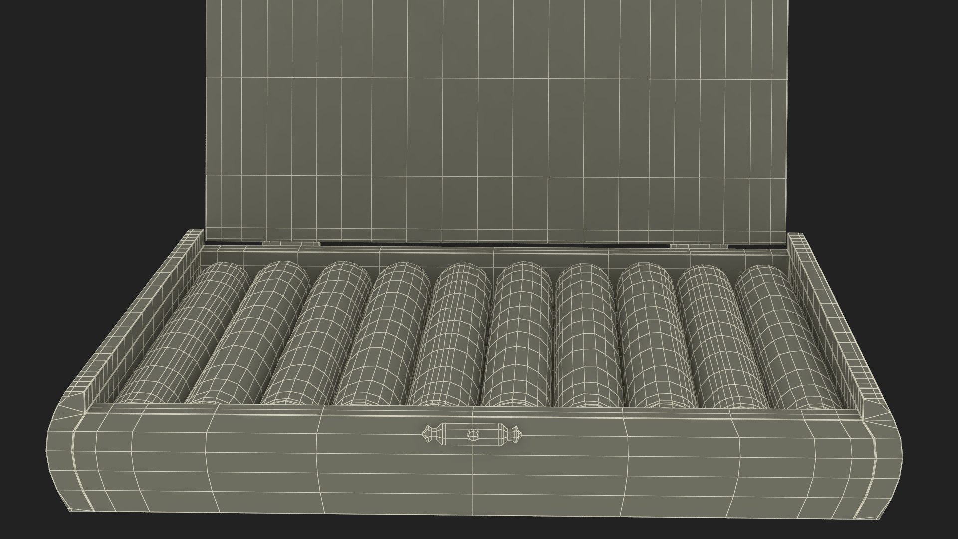 3D Model Cuban Cigars Box Open - TurboSquid 2273079