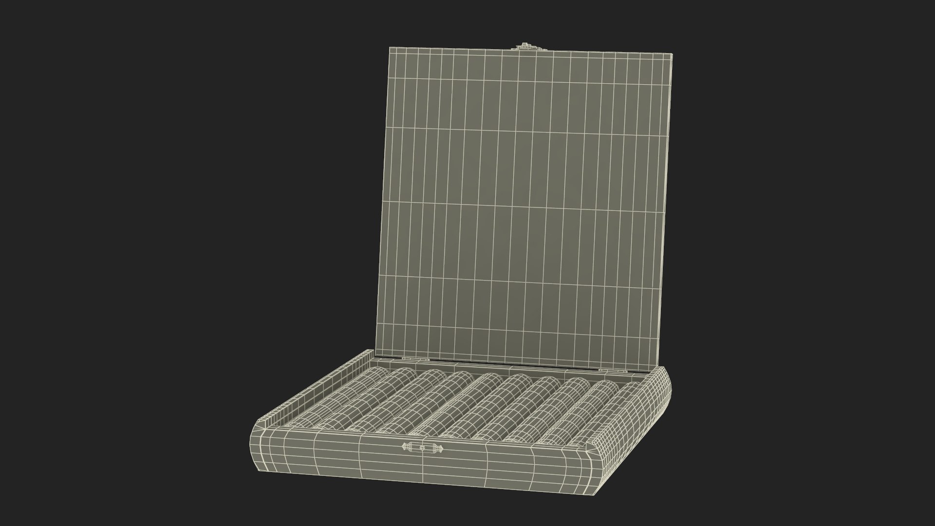 3D Model Cuban Cigars Box Open - TurboSquid 2273079