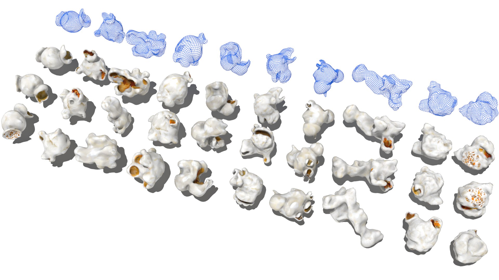 Popcorn Buckets Model - TurboSquid 1767142