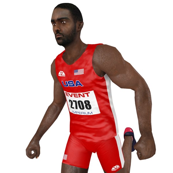 3D model pack rigged sprinter athlete - TurboSquid 1323385