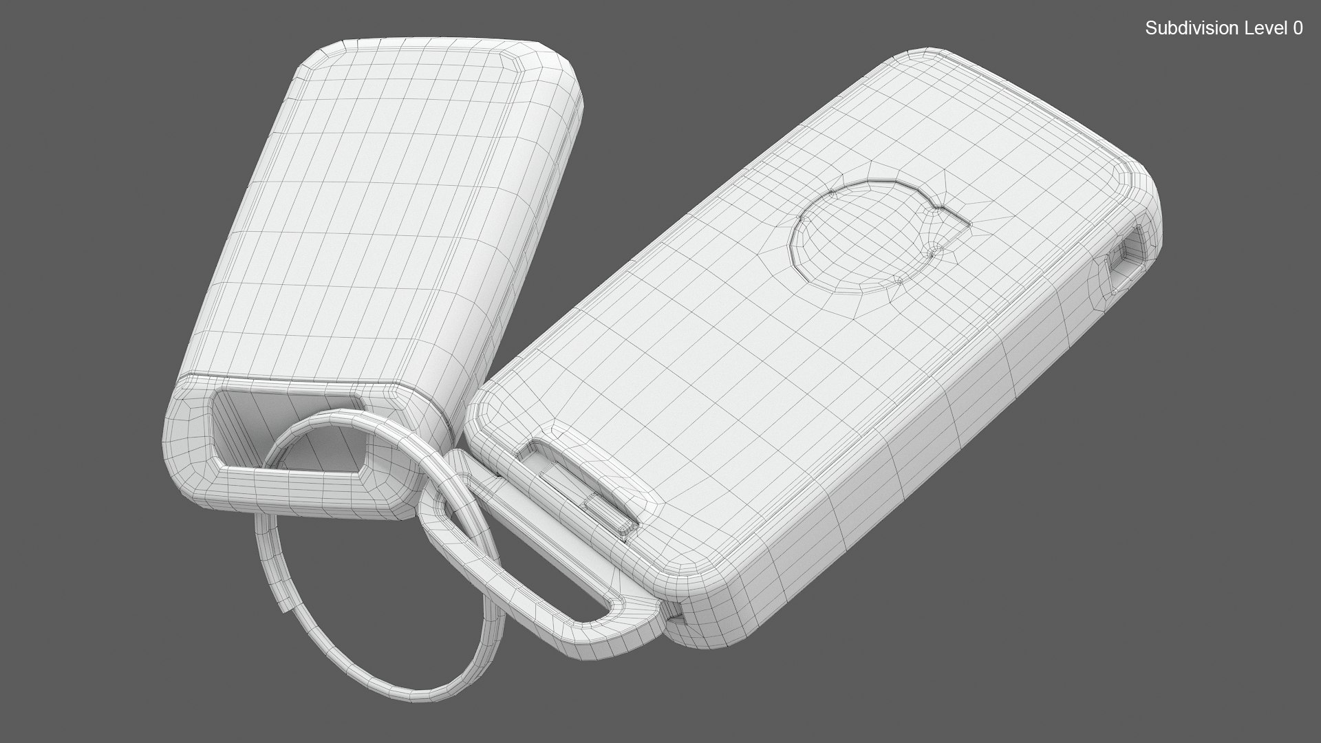 3D Car Key 01 With Webasto Remote Model - TurboSquid 2093984