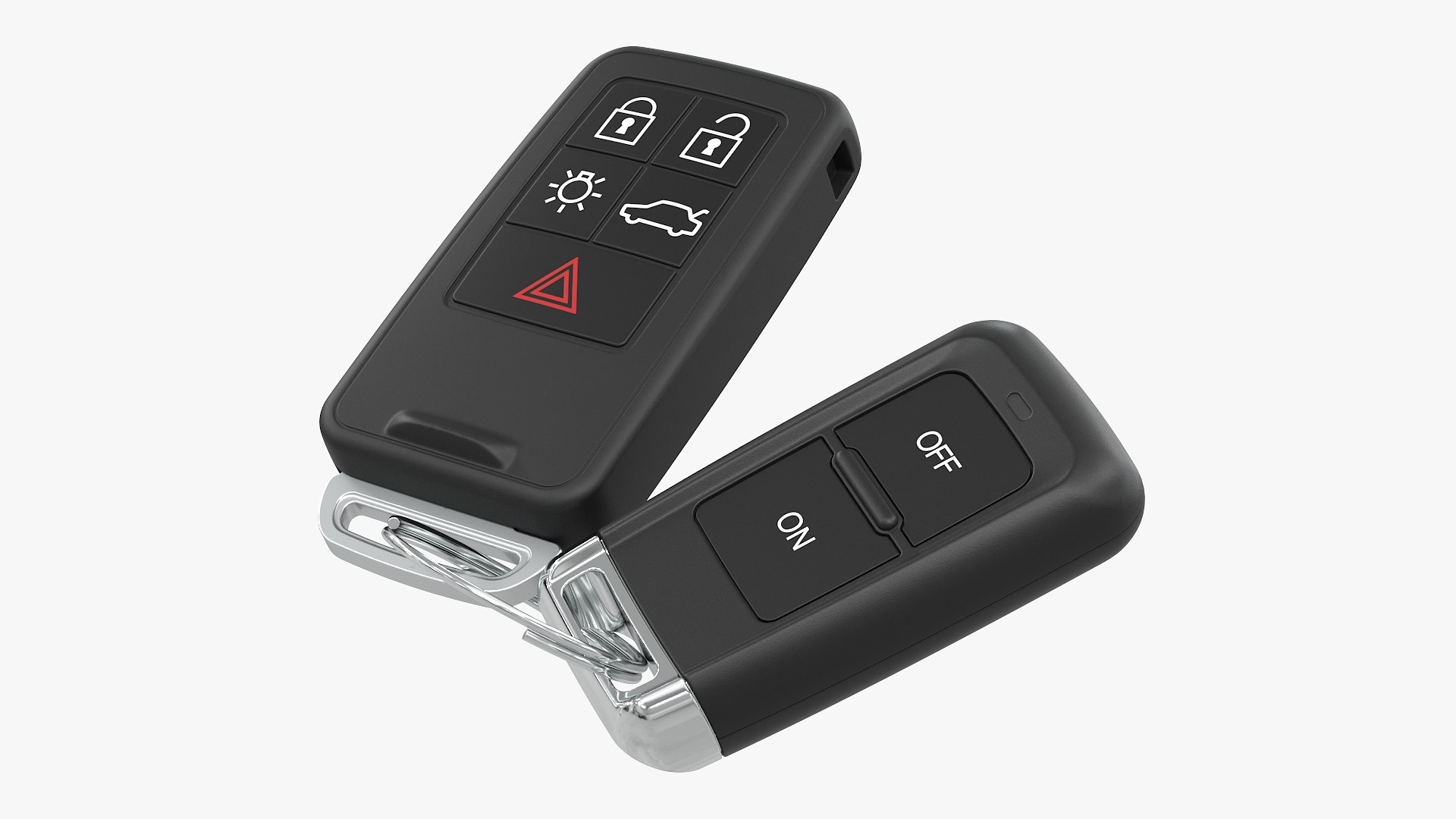 3D Car Key 01 With Webasto Remote Model - TurboSquid 2093984