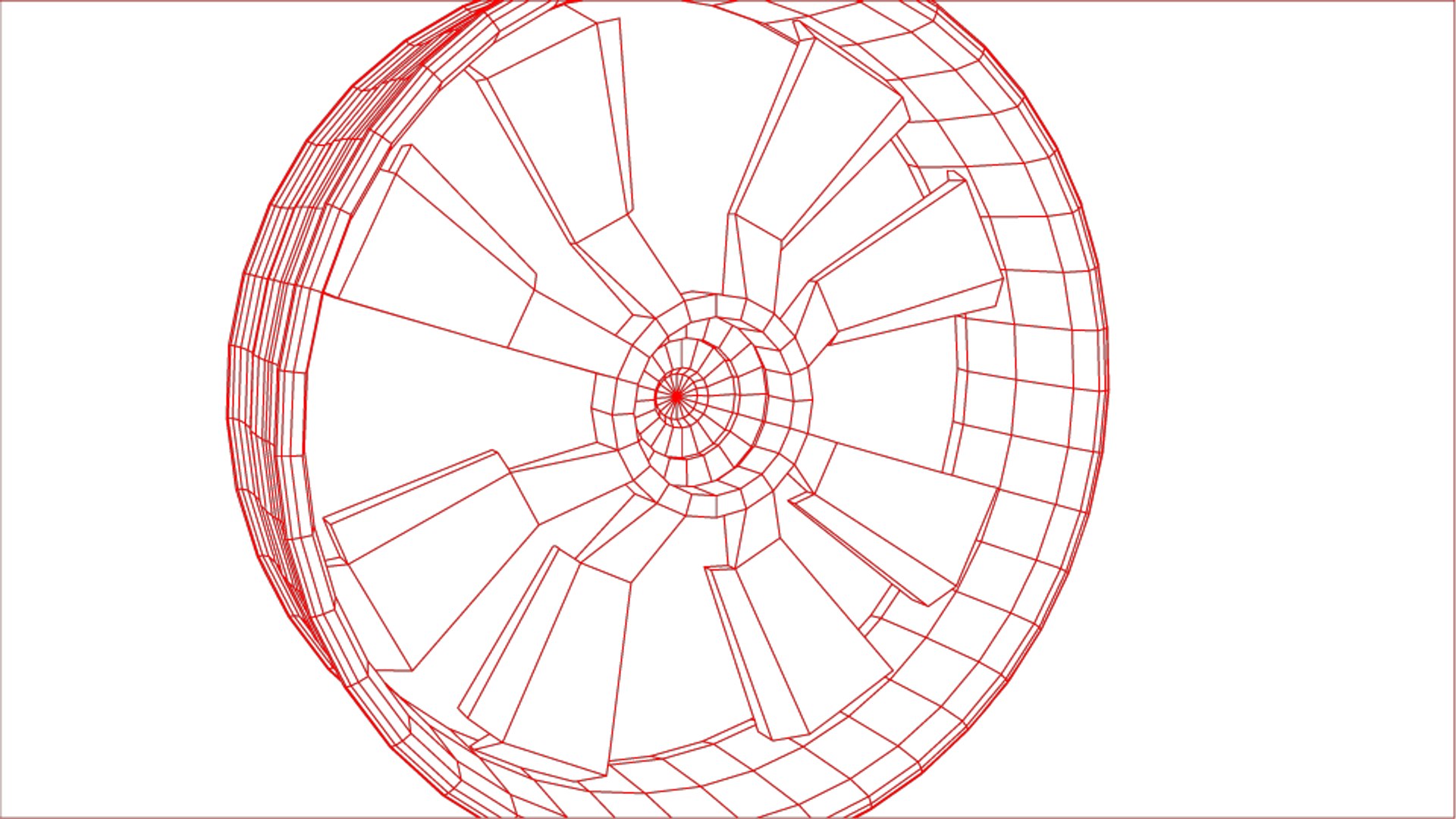 3D Model Generic Wheel Rim - TurboSquid 1210162