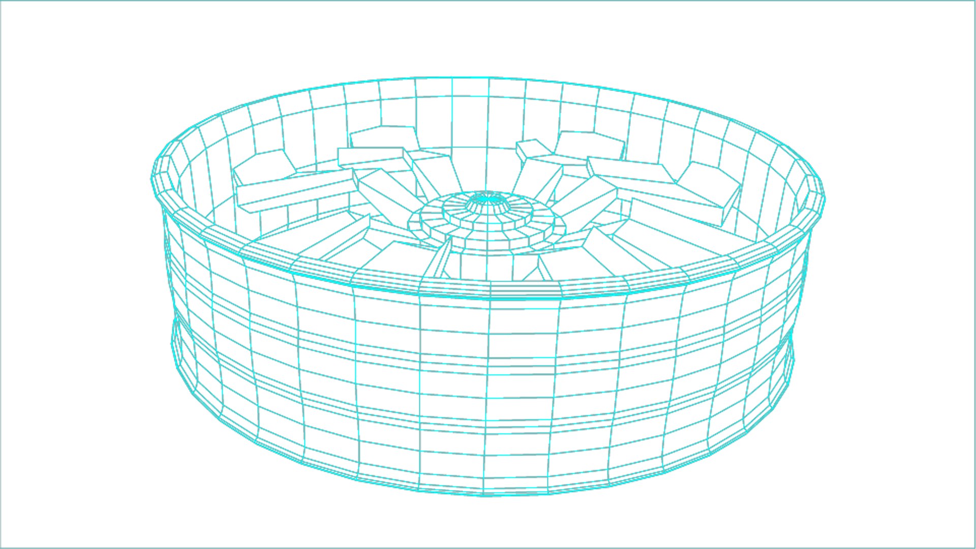 3D Model Generic Wheel Rim - TurboSquid 1210162