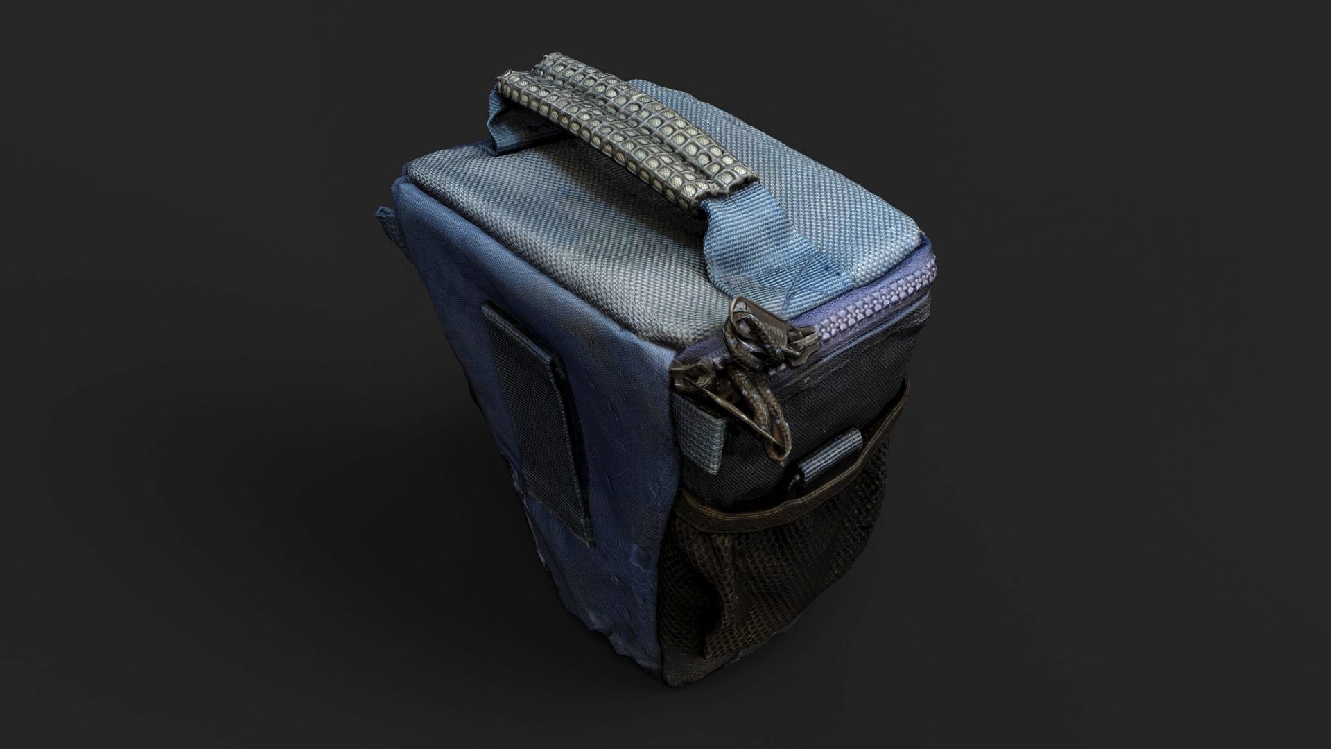 3D Small Dirty Bag Photographic Asset PBR Photogrammetry Model ...