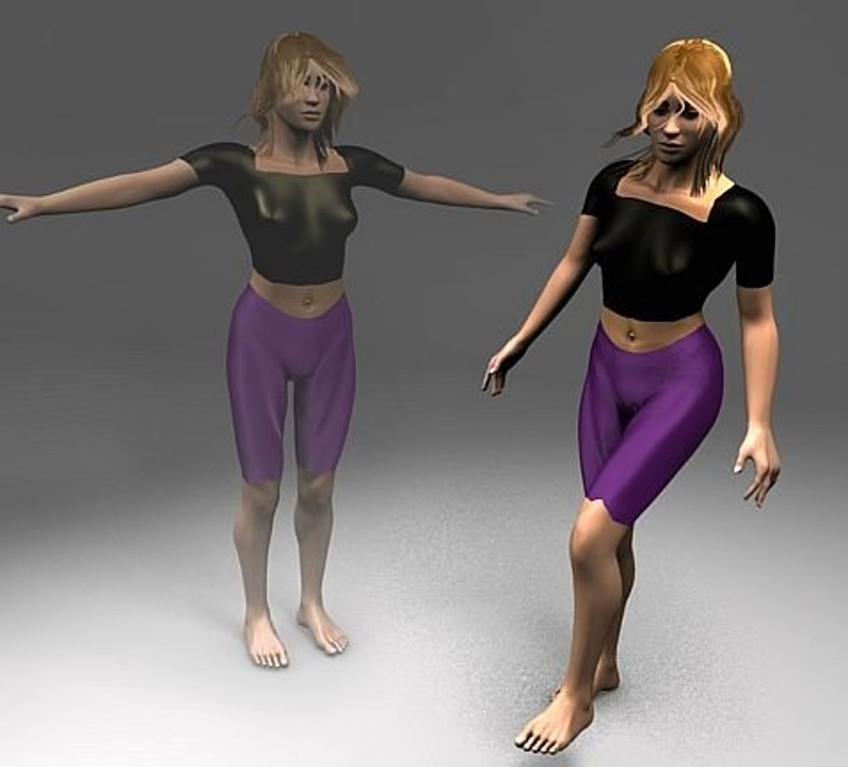 Human Female 3d Model