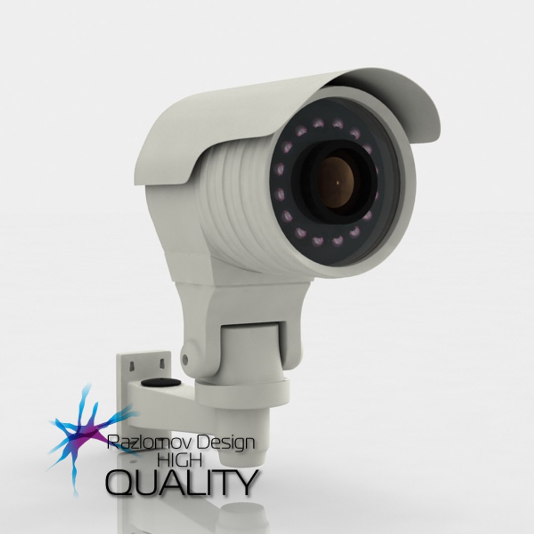 3d Model Security Camera 1