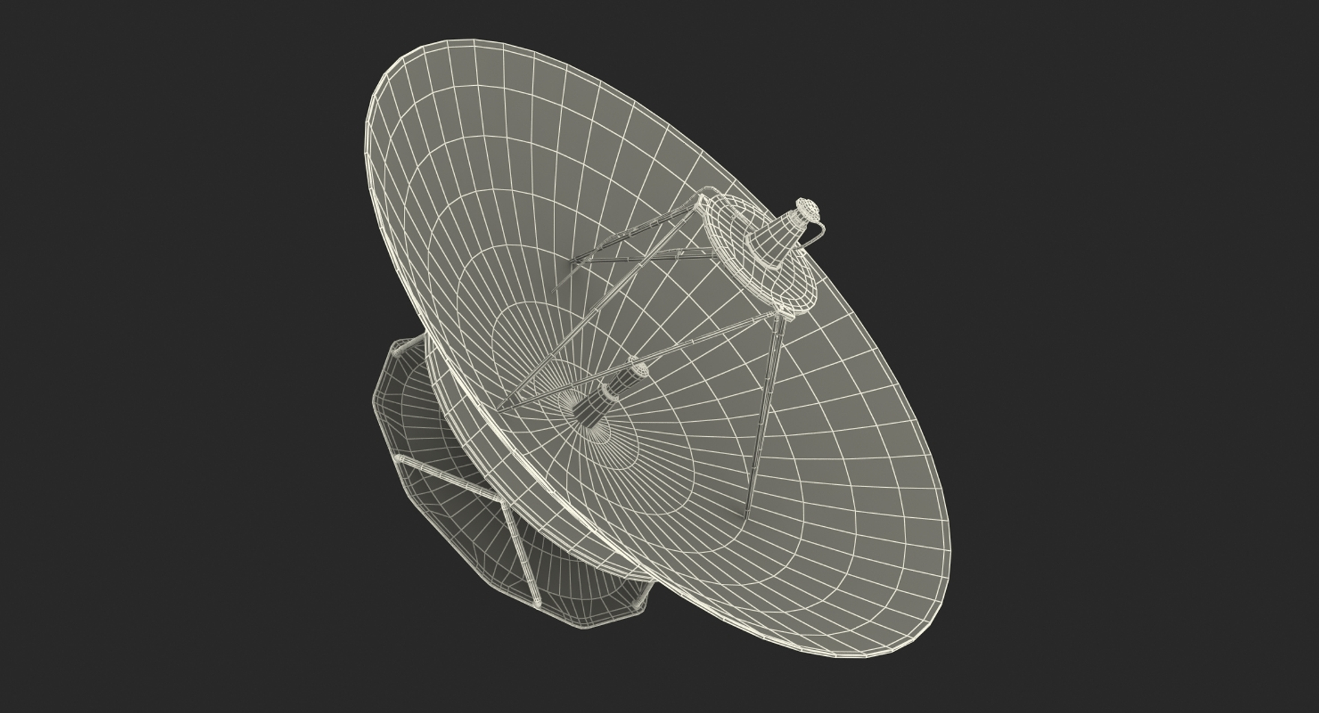 3D Model Parabolic Antenna - TurboSquid 1359647
