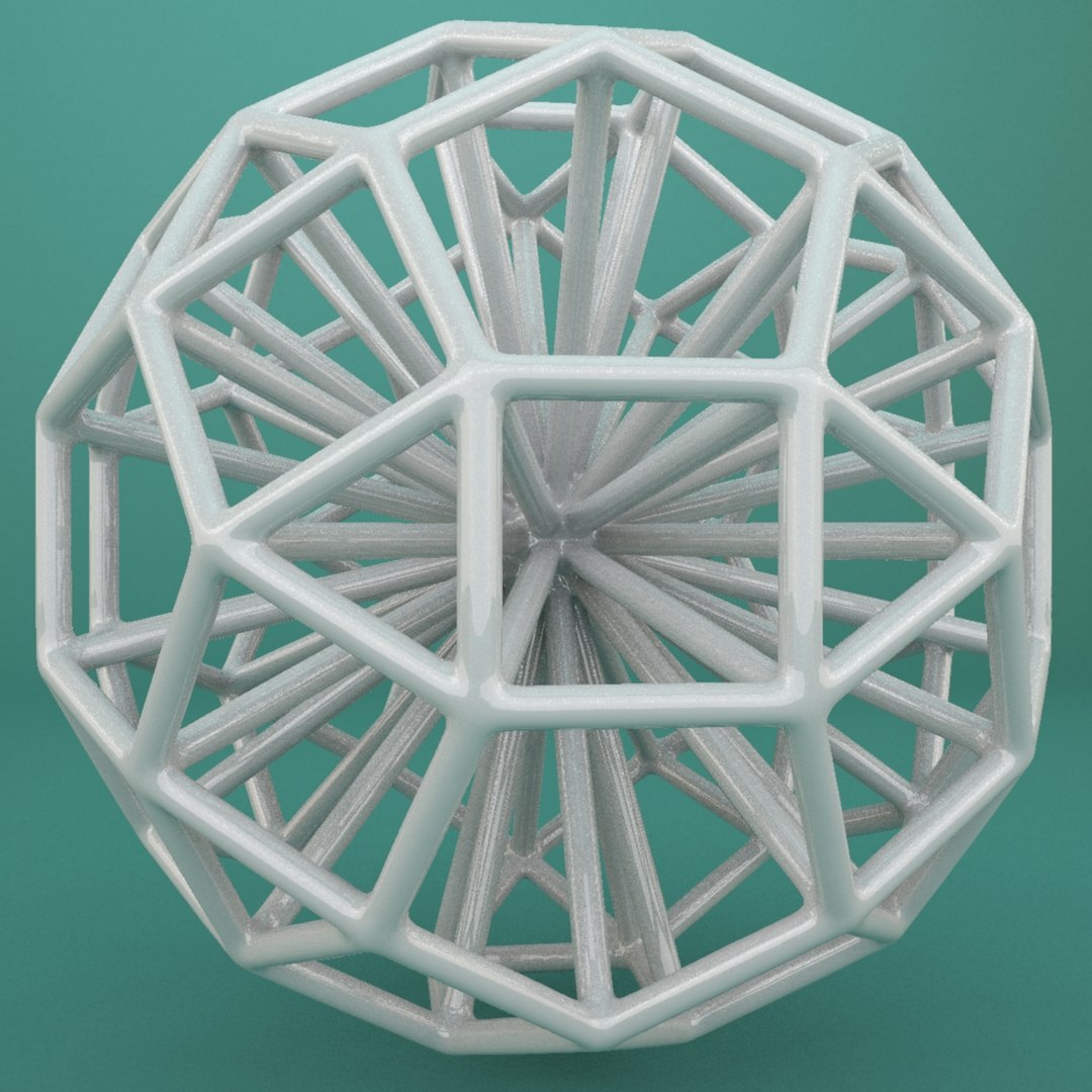 3d model of geometric shape
