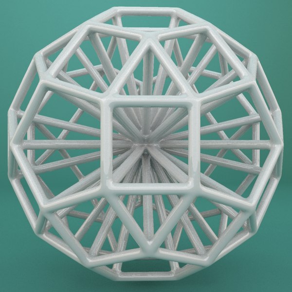 3d model of geometric shape