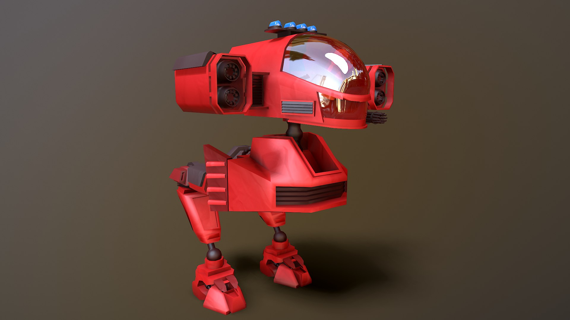 Combat Robot 3d Model Turbosquid 2193113