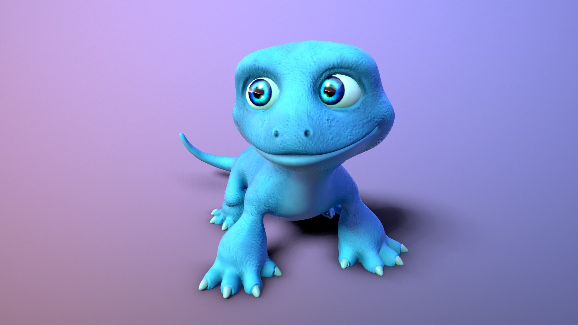 3D Lizard Cartoon - TurboSquid 1550448