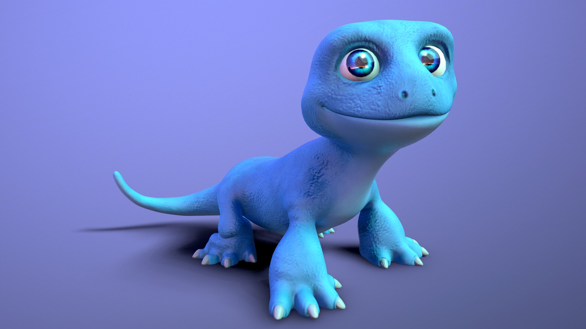 3D Lizard Cartoon - TurboSquid 1550448