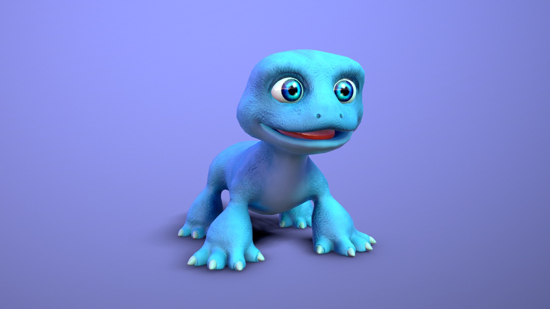 3D Lizard Cartoon - TurboSquid 1550448
