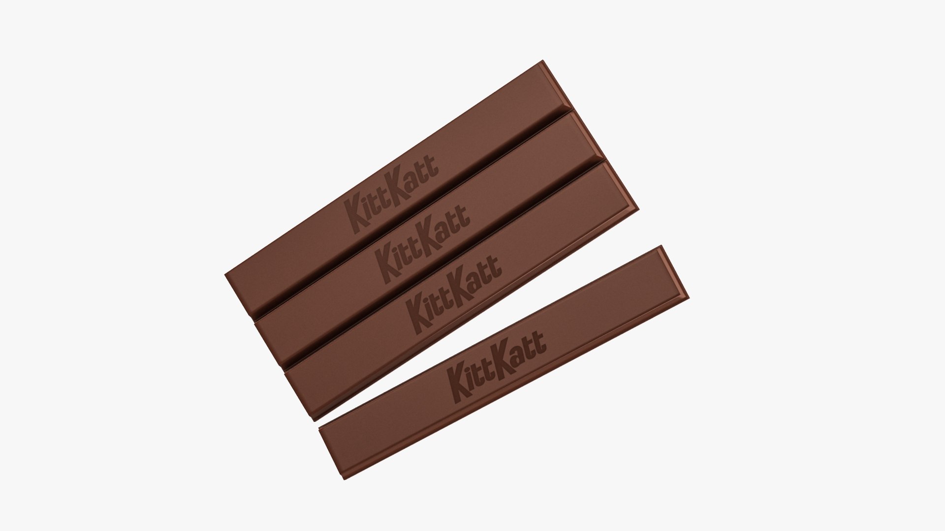 3D Model Kit Kat Bar - TurboSquid 1668597