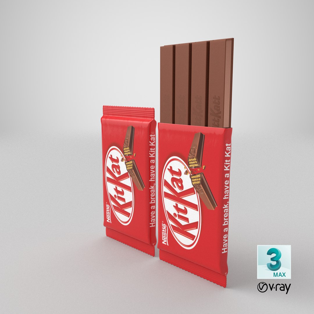 3D model kit kat bar - TurboSquid 1668597