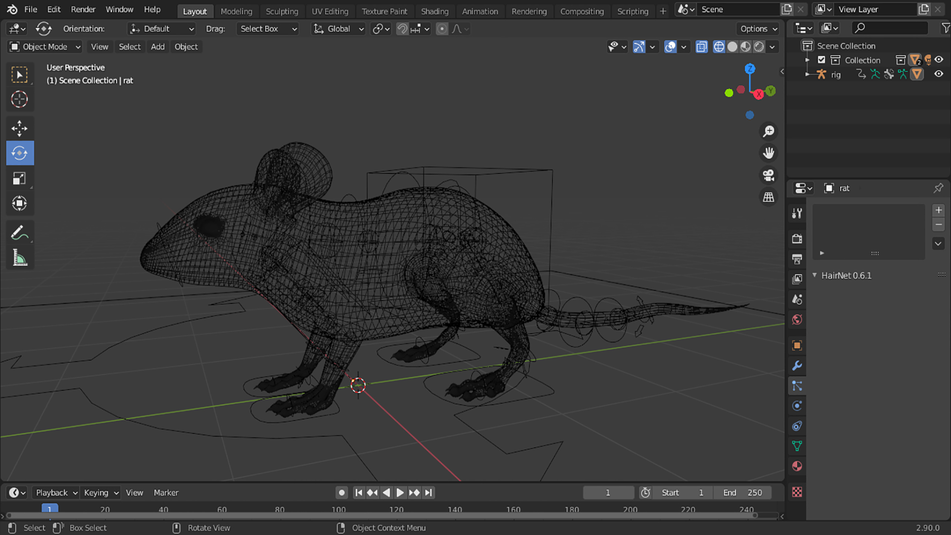 3D model Rat 3d Model - TurboSquid 1717558