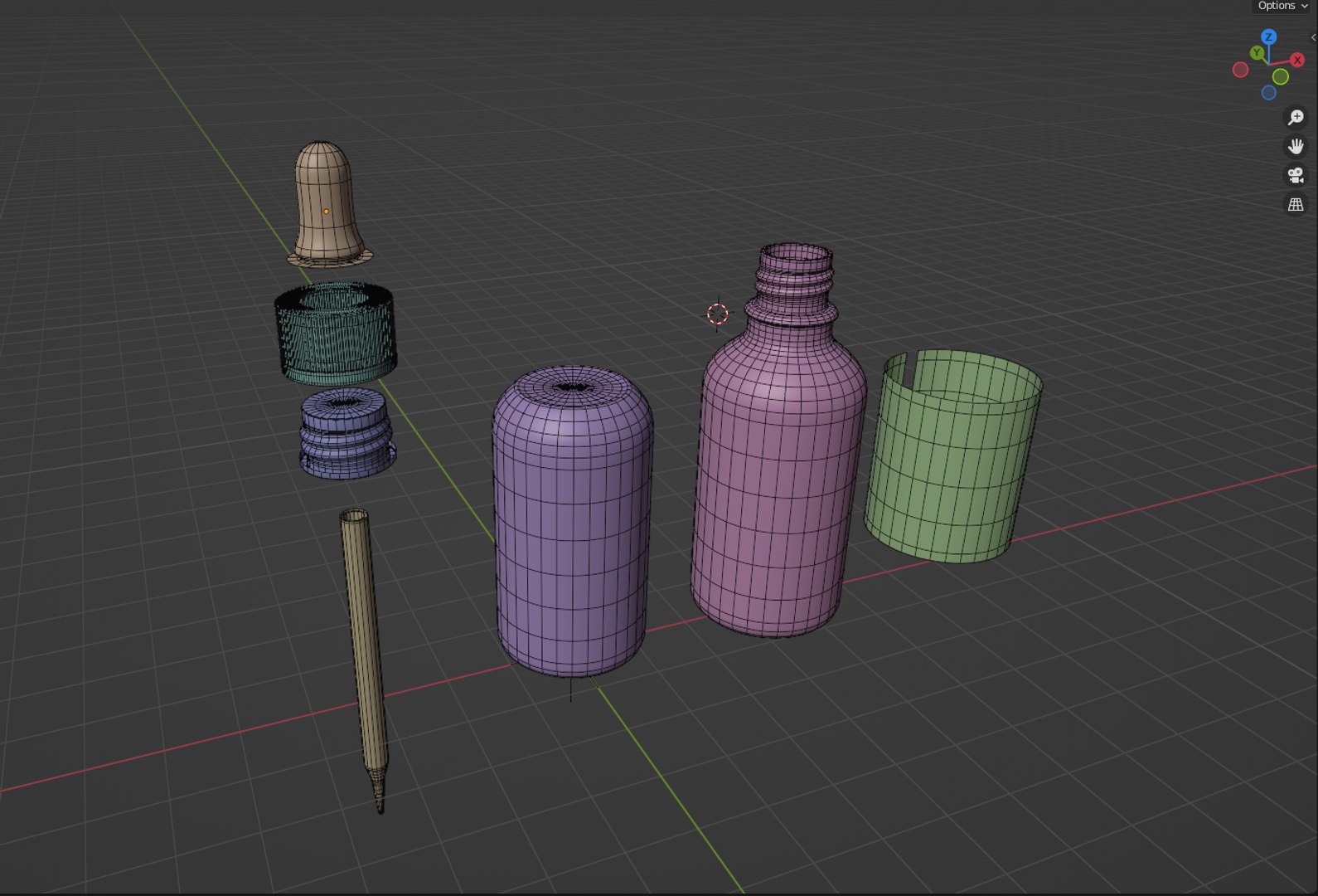 Dropper Bottle Model - TurboSquid 1957560