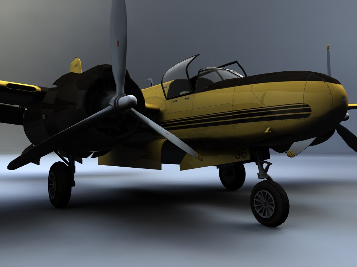 A-26 Invader Bomber Dragon Obj
