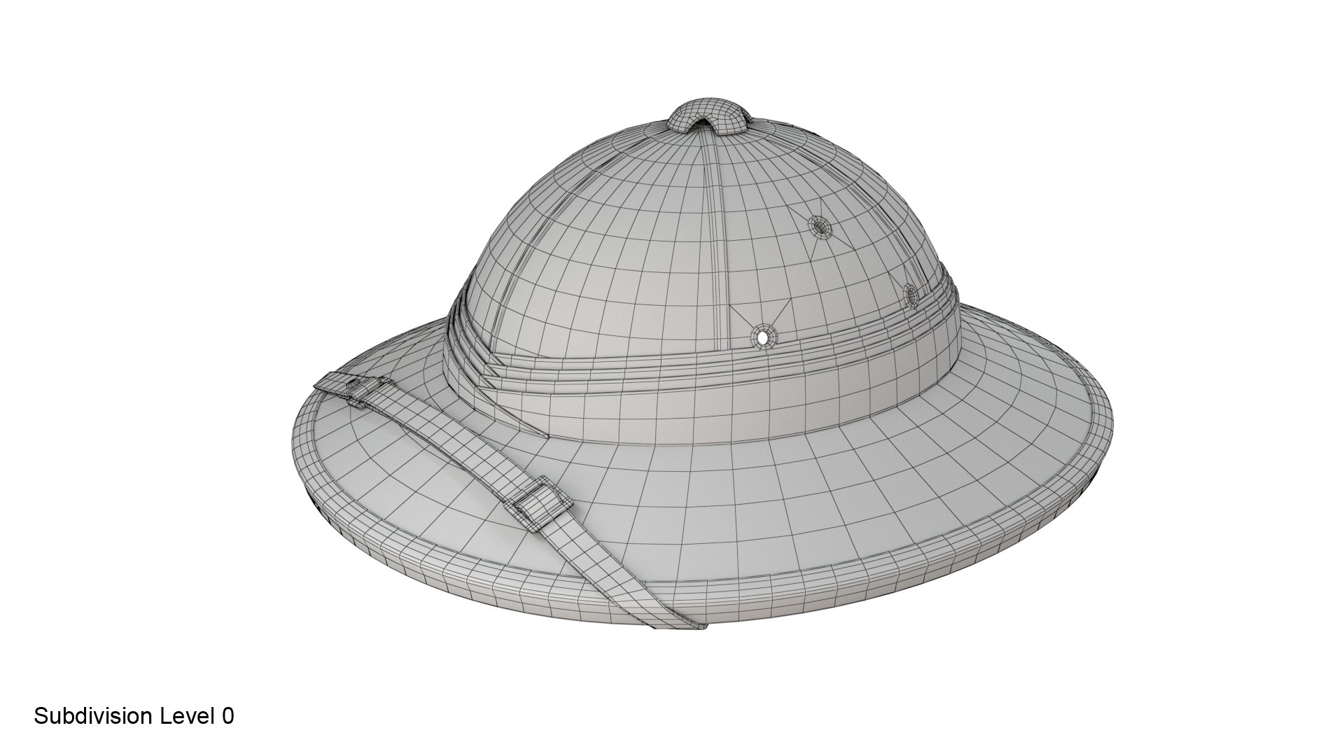 3D Pith Helmet Model - TurboSquid 1858713
