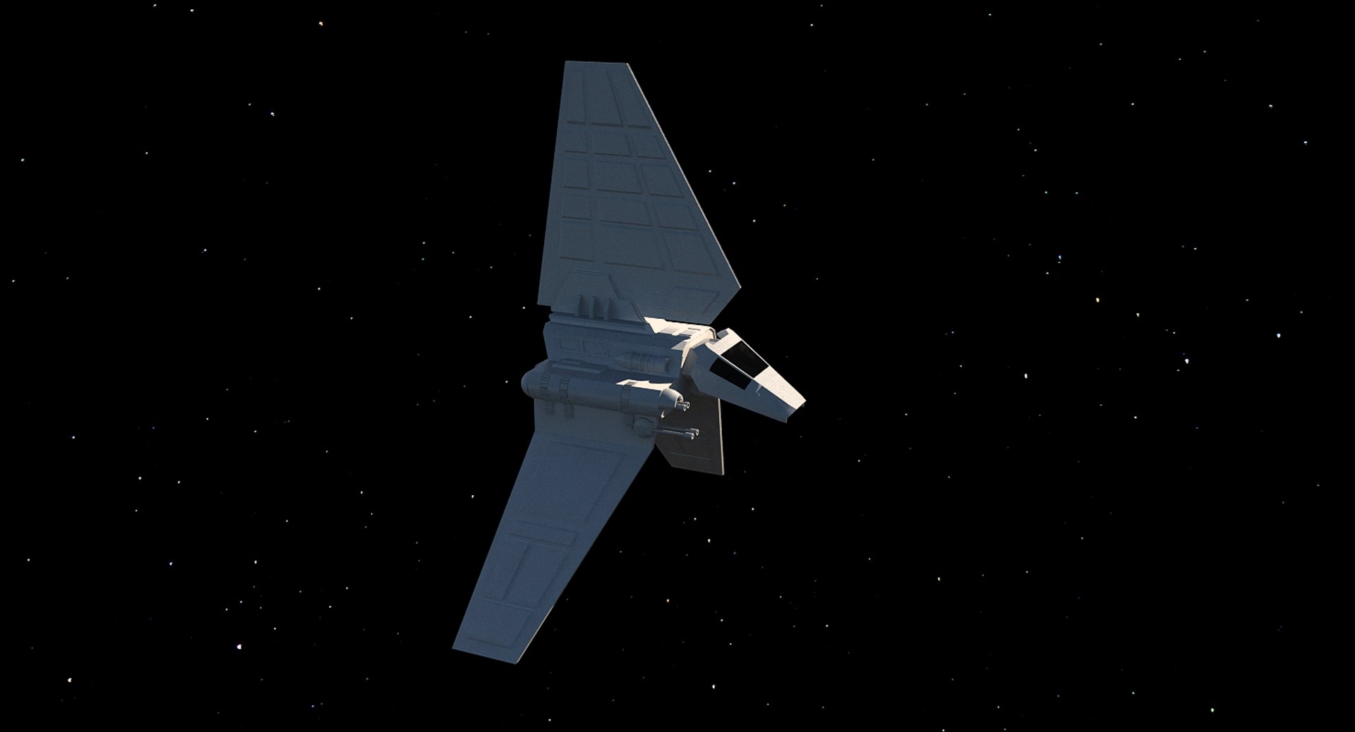 Lambda Shuttle 3d Model