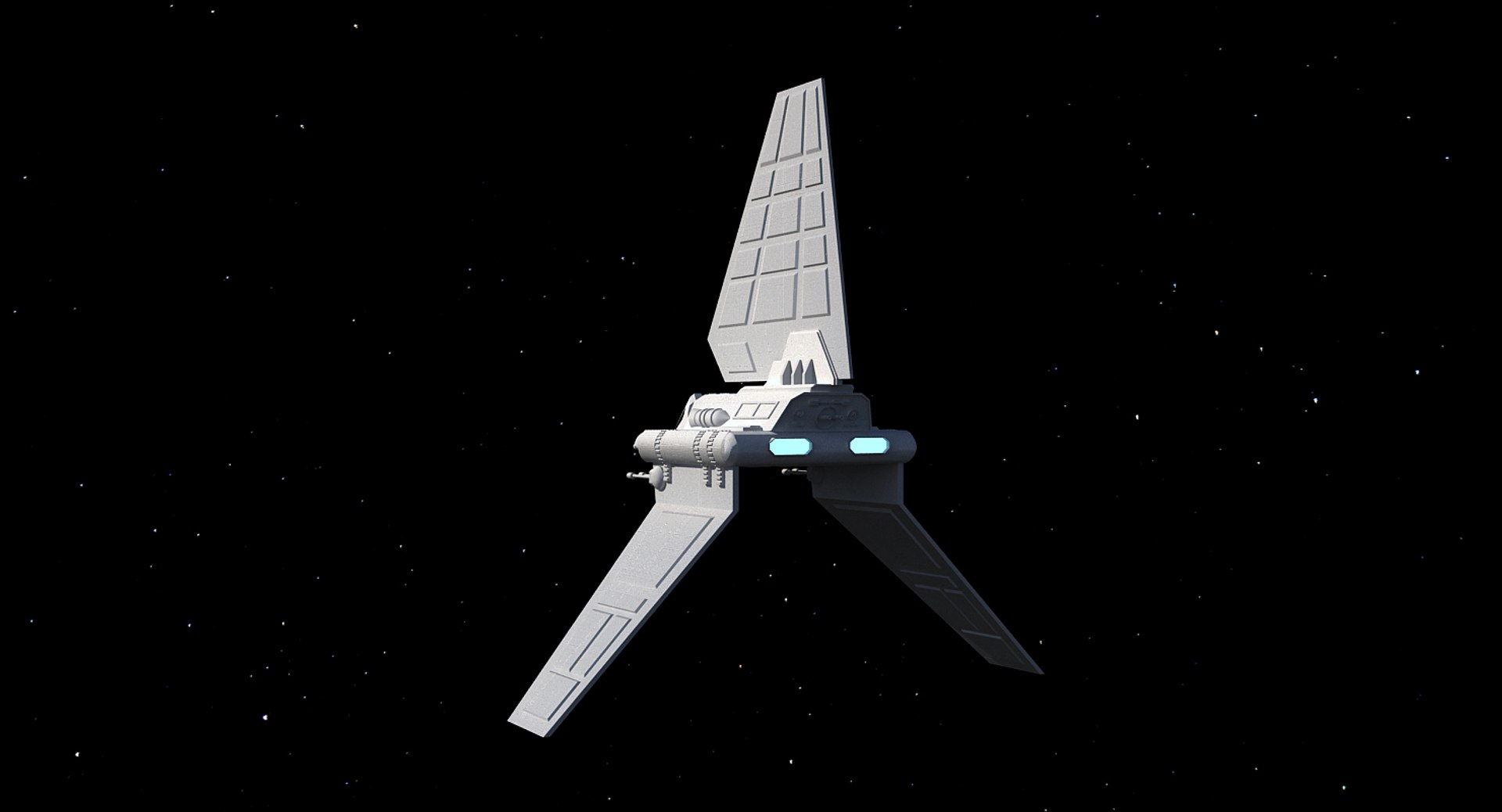 Lambda Shuttle 3d Model