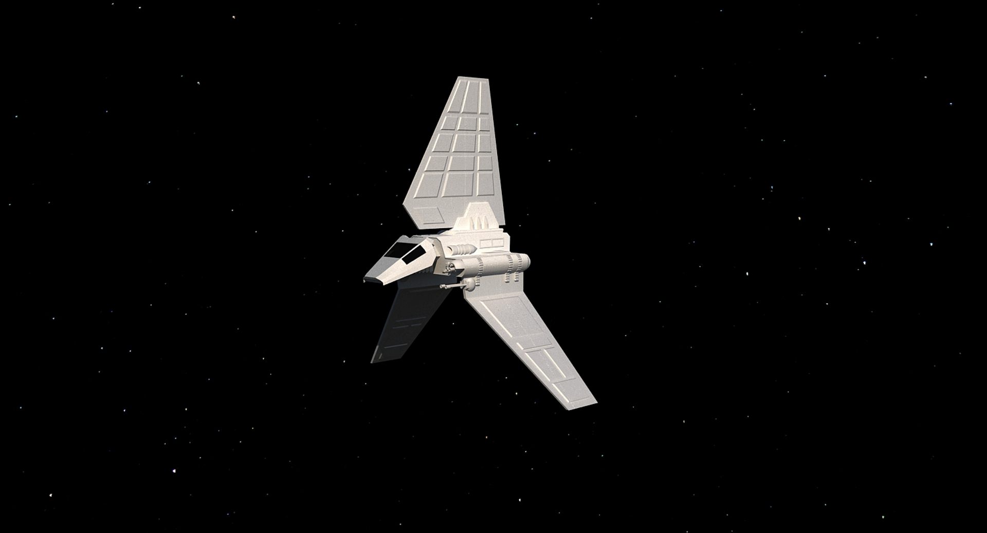 Lambda Shuttle 3d Model