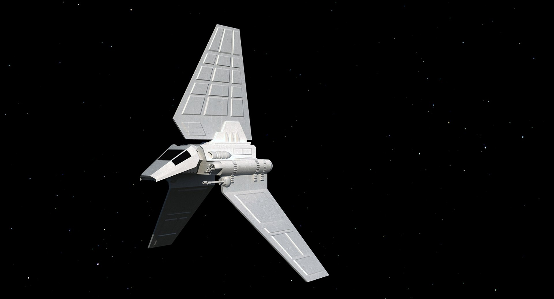 Lambda Shuttle 3d Model