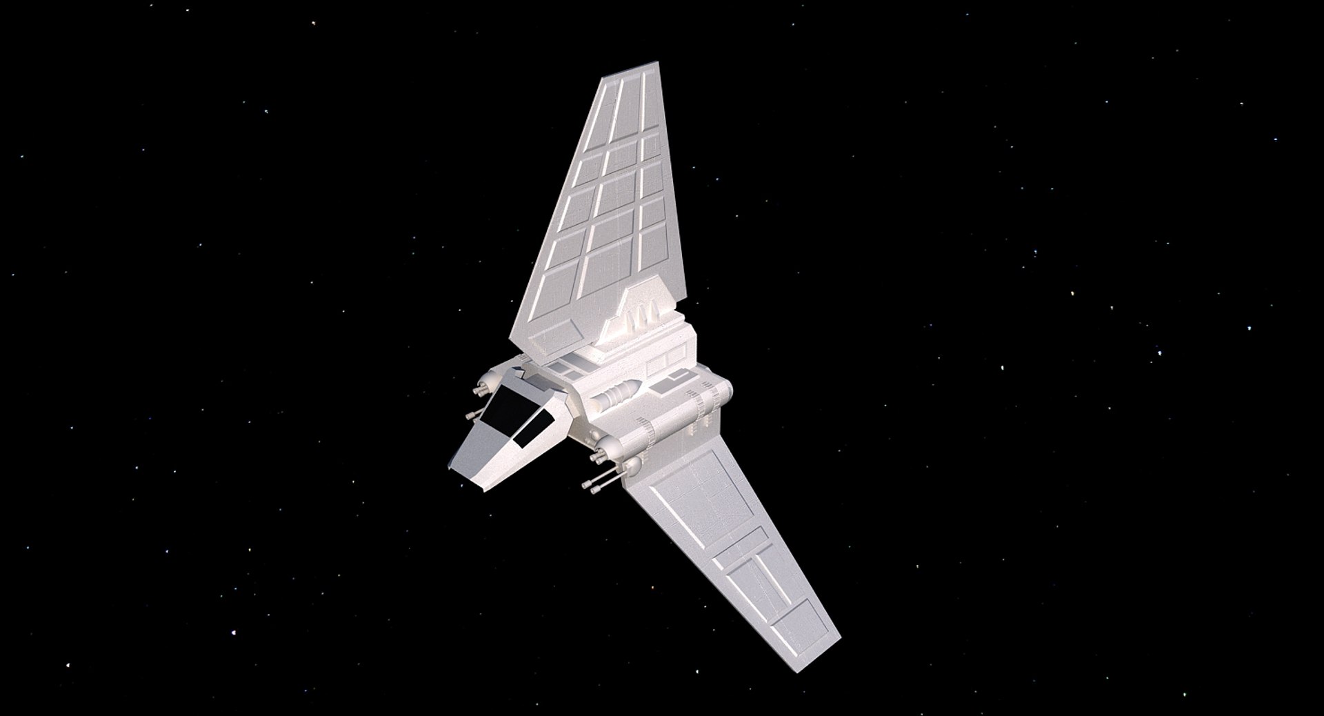 Lambda Shuttle 3d Model
